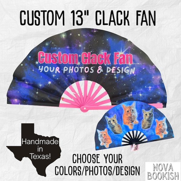 Custom Hand Fan - Etsy
