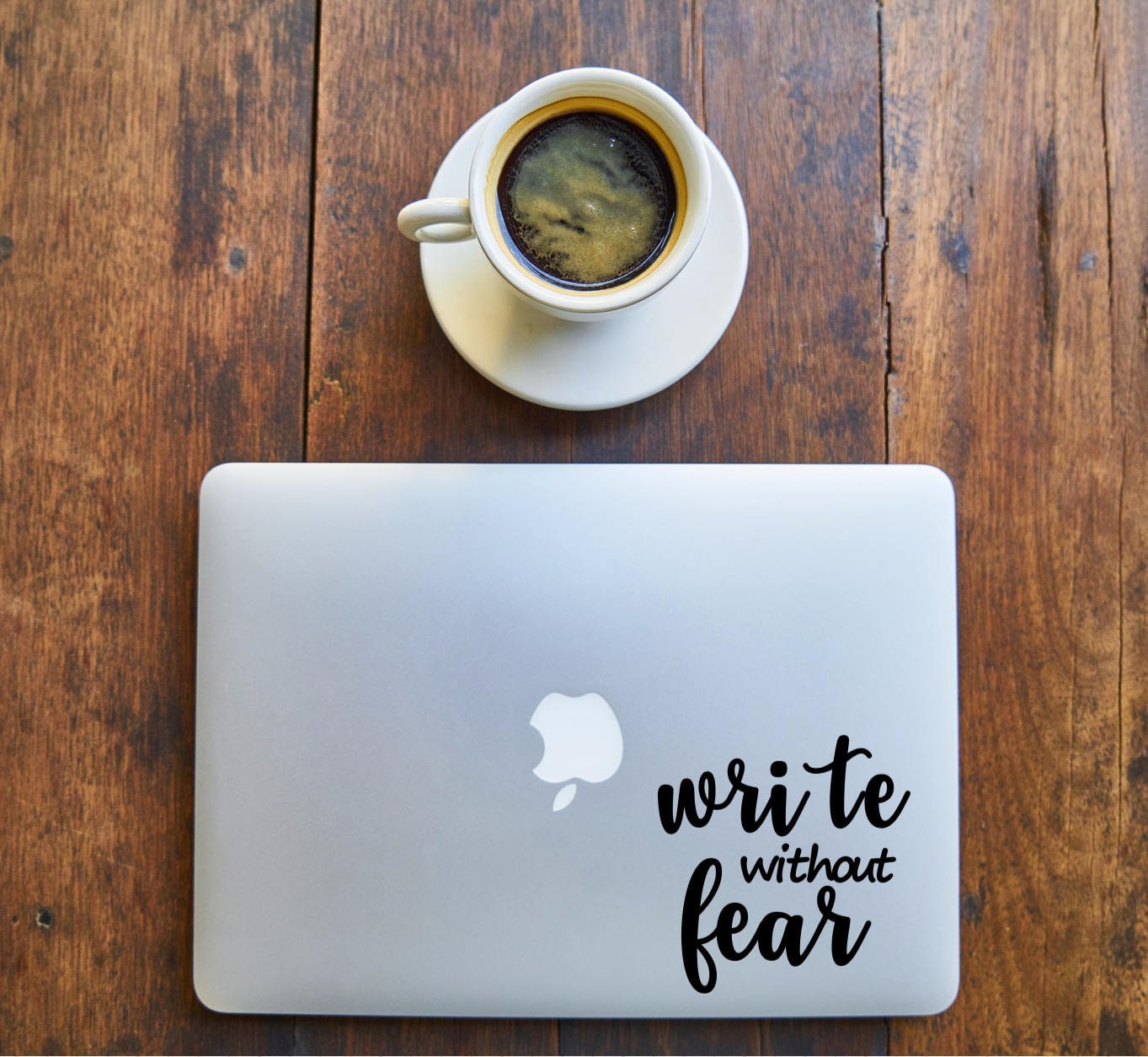 Write Without Fear Decal for Writers Book Lovers Laptop - Etsy