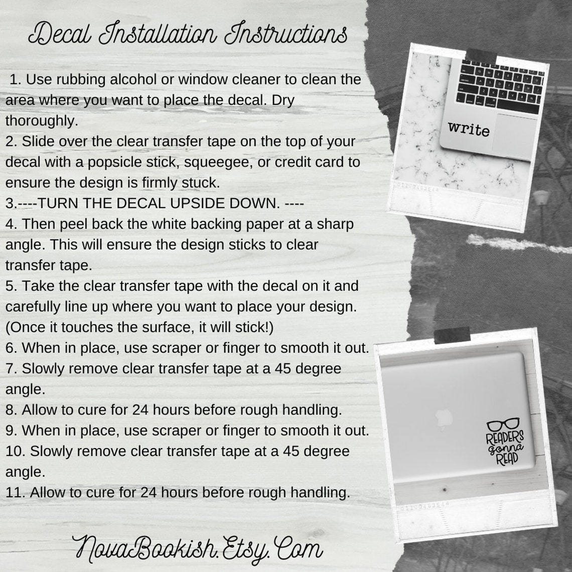 Write Without Fear Decal for Writers Book Lovers Laptop | Etsy