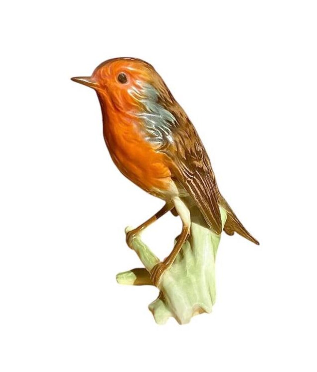 Vintage Goebel Robin Rouge-gorge Porcelain Bird Figure West Germany ...