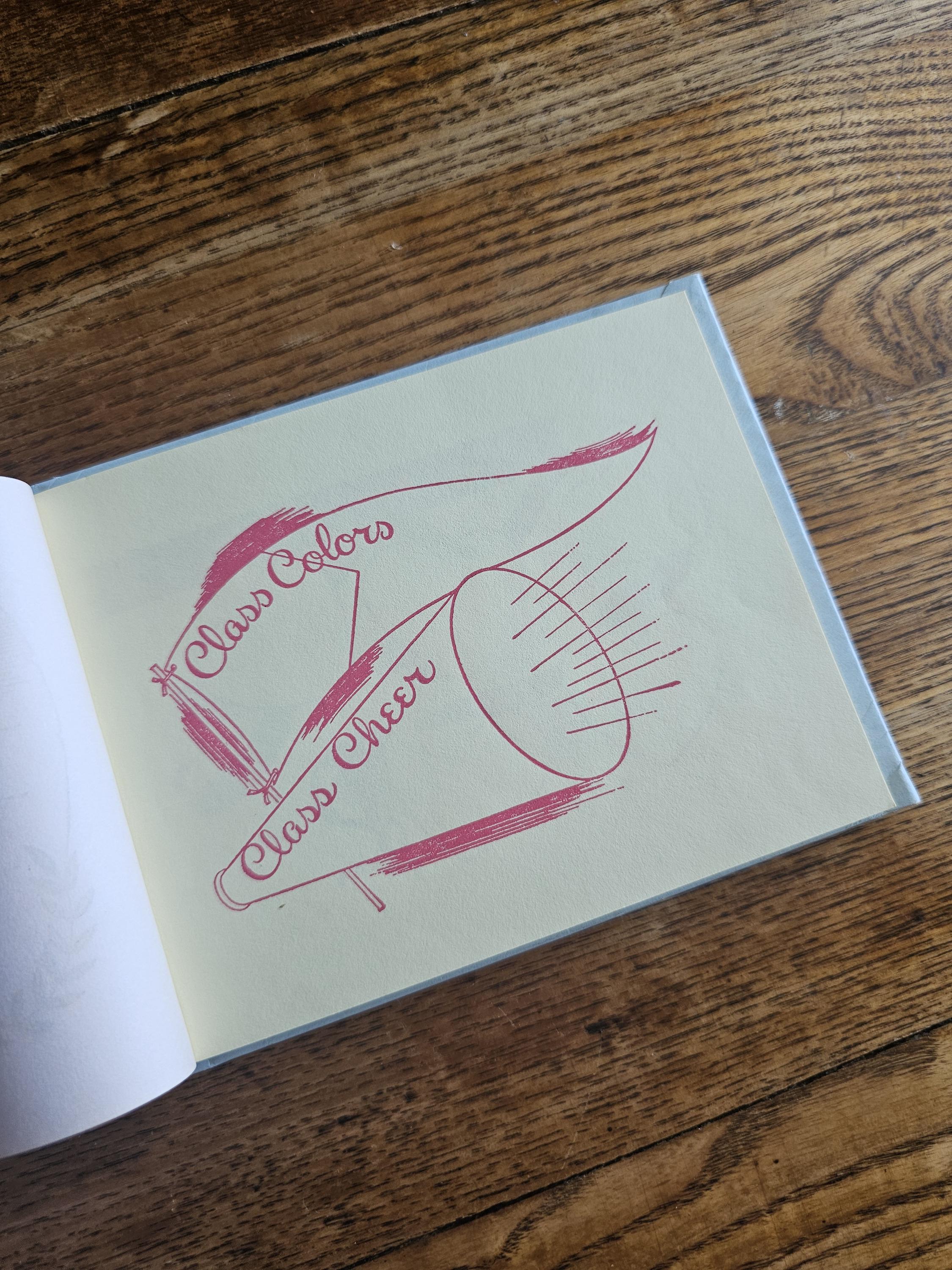 Vintage Retro 1940s School Autograph Album NEVER USED Embossed Album ...