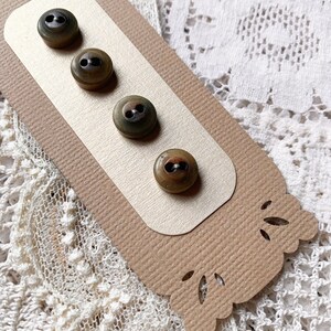 Vintage Button Cards (you Choose) - Etsy