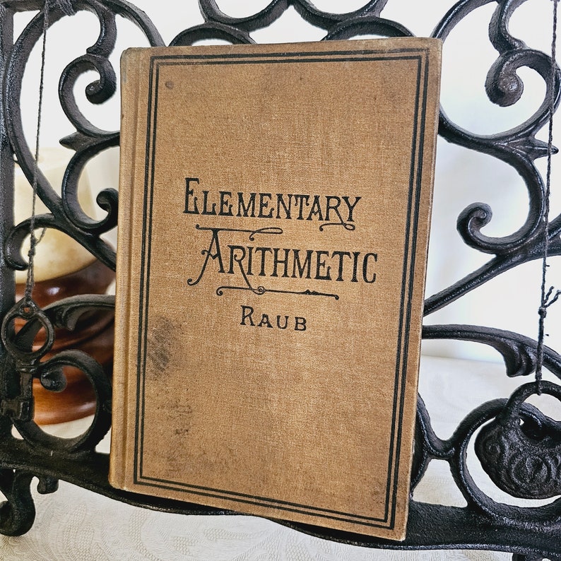 1920s School Book, Vintage Math Book, School Accounting Book, Antique ...