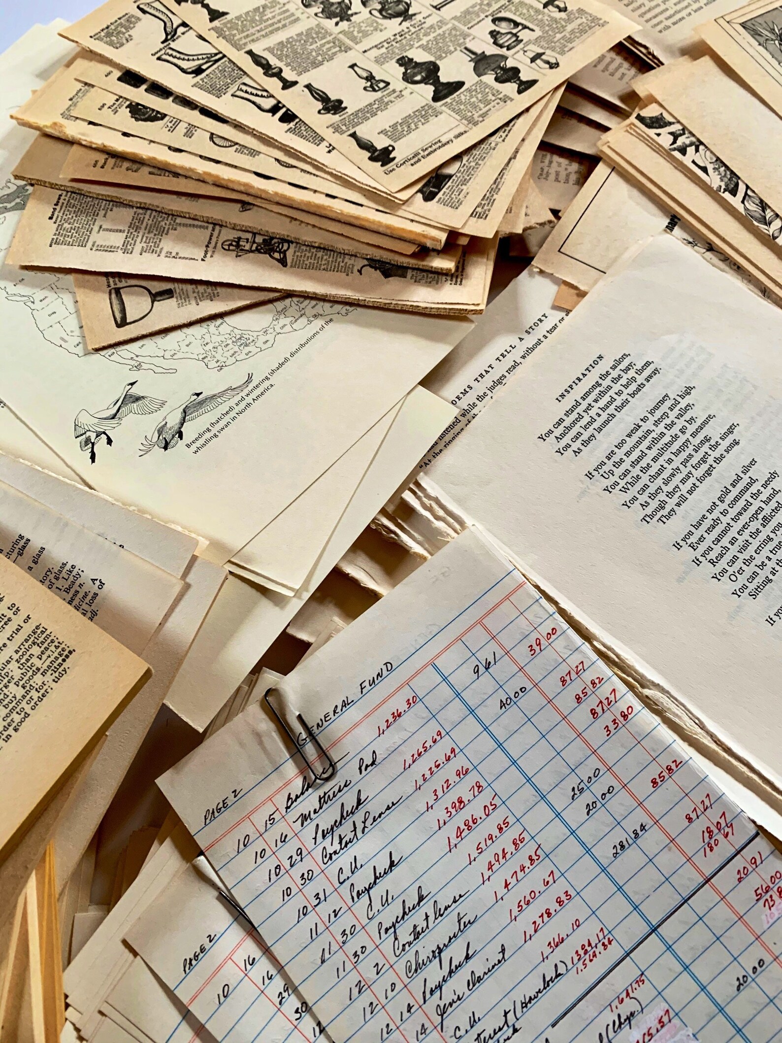 Vintage Paper Pack 100 Pages Vintage Ephemera Junk - Etsy