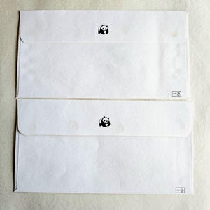 Set of 2 - Illustrated Bird Envelopes, World Wildlife Fund First Day ...