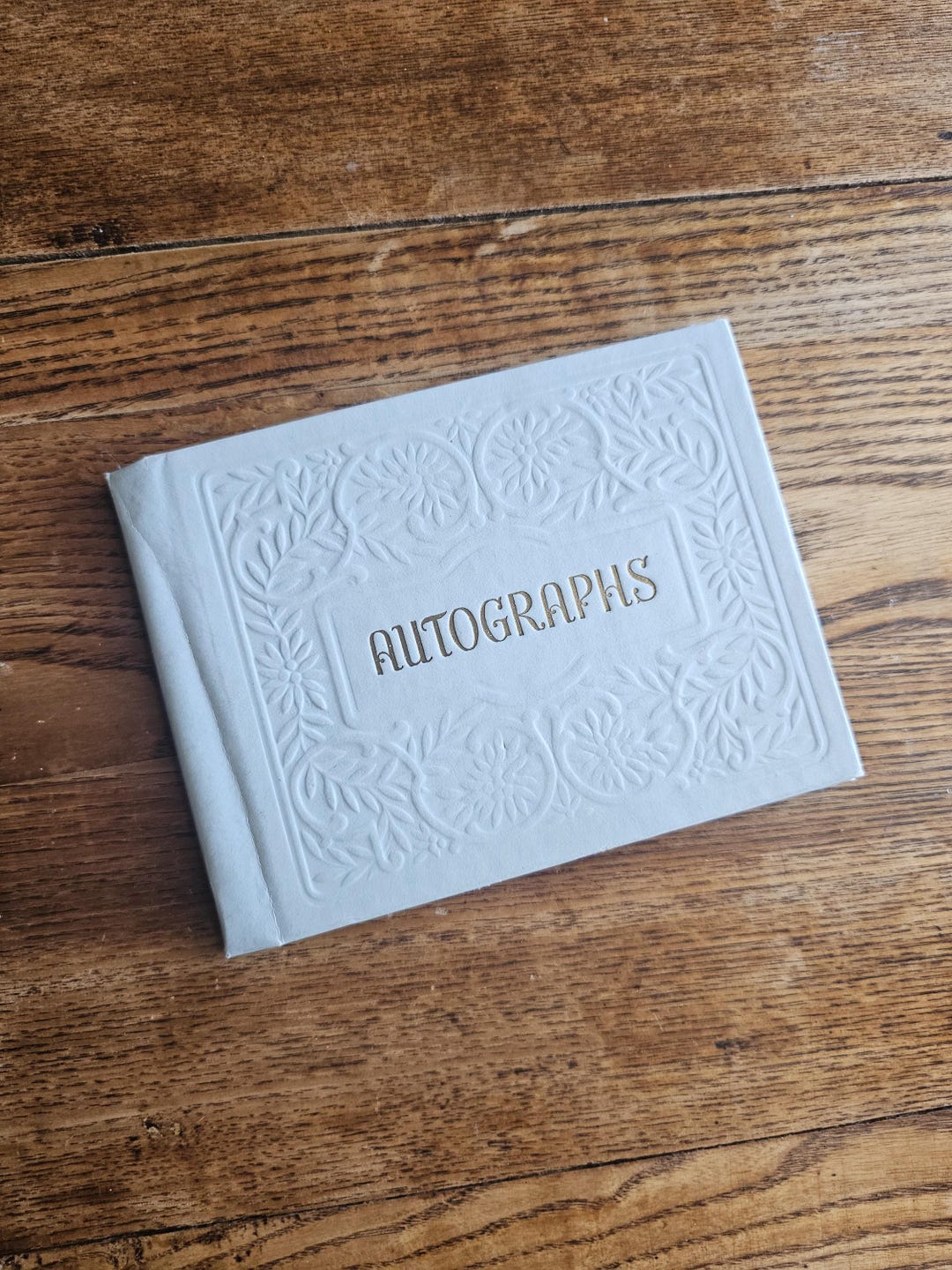 Vintage Retro 1940s School Autograph Album NEVER USED Embossed Album ...