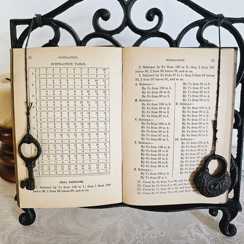1920s School Book, Vintage Math Book, School Accounting Book, Antique ...