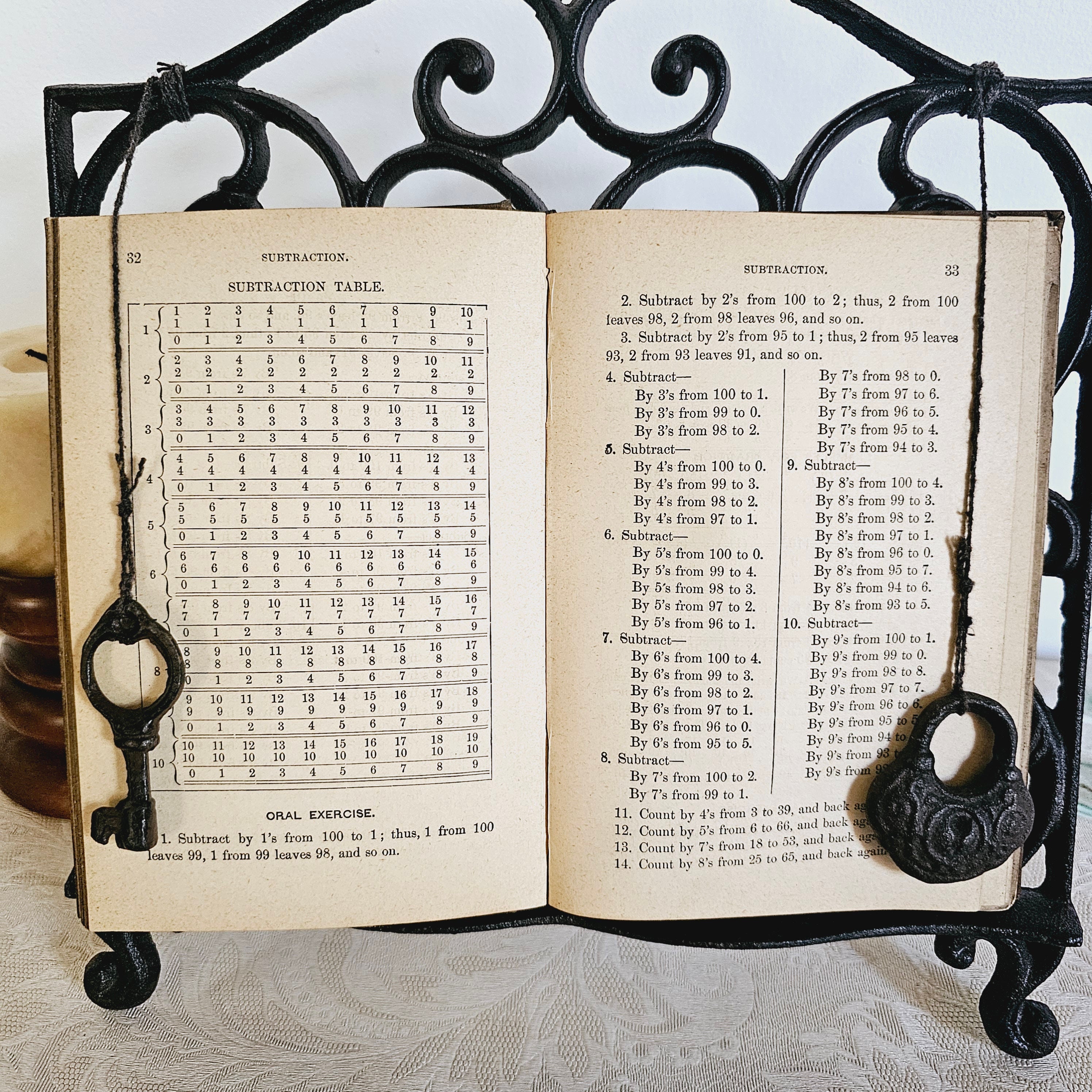 1920s School Book, Vintage Math Book, School Accounting Book, Antique ...