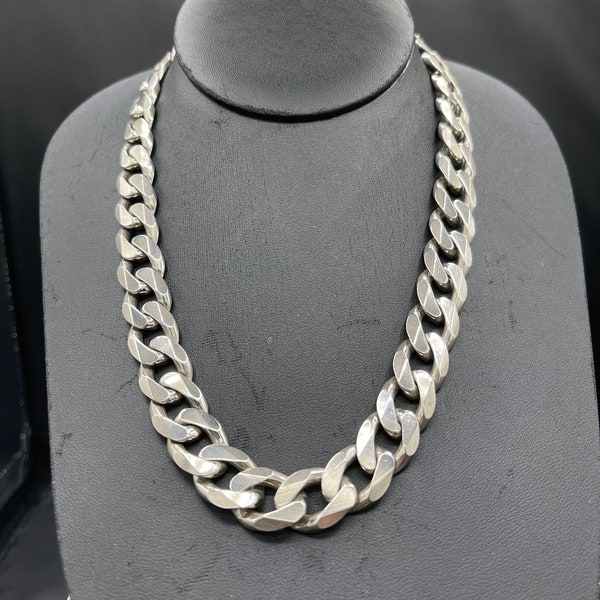 Heavy Silver Chain - Etsy