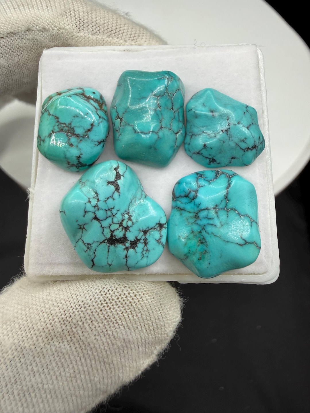 Natural Turquoise Nugget Parcel – 40.80 Carats Genuine Turquoise ...