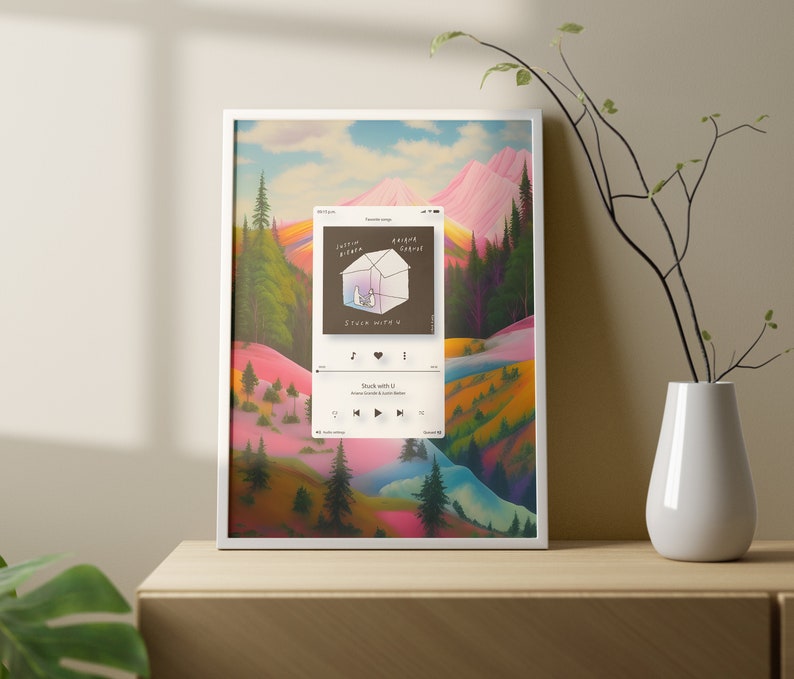 Personalized Song Poster, Song Title Poster Print Download, Favorite ...