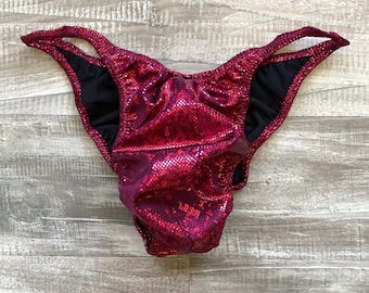 Custom Men's Bodybuilding Posing Trunks Matte Cobalt Blue NPC, IFBB ...