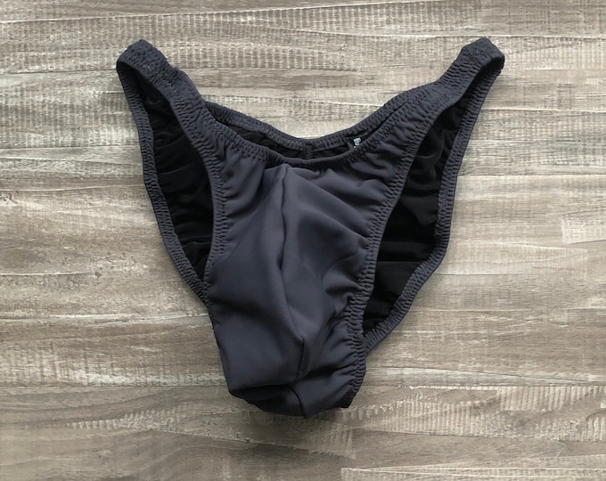 Custom Men's Bodybuilding Posing Trunks - Matte Grey - Competition ...