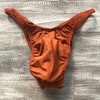 Custom Men's Bodybuilding Posing Trunks - Orange Shimmer - Competition ...