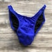Custom Men's Bodybuilding Posing Trunks - Matte Cobalt Blue ...