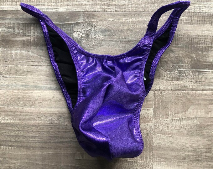 Men's Bodybuilding Posing Trunks - Plum Purple - NPC, IFBB, OCB ...
