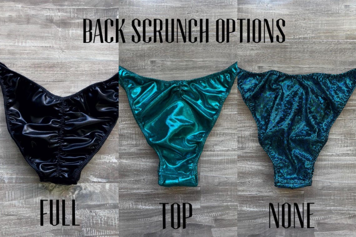 Custom Men's Bodybuilding Competition Trunks - Matte Forest Green - Etsy