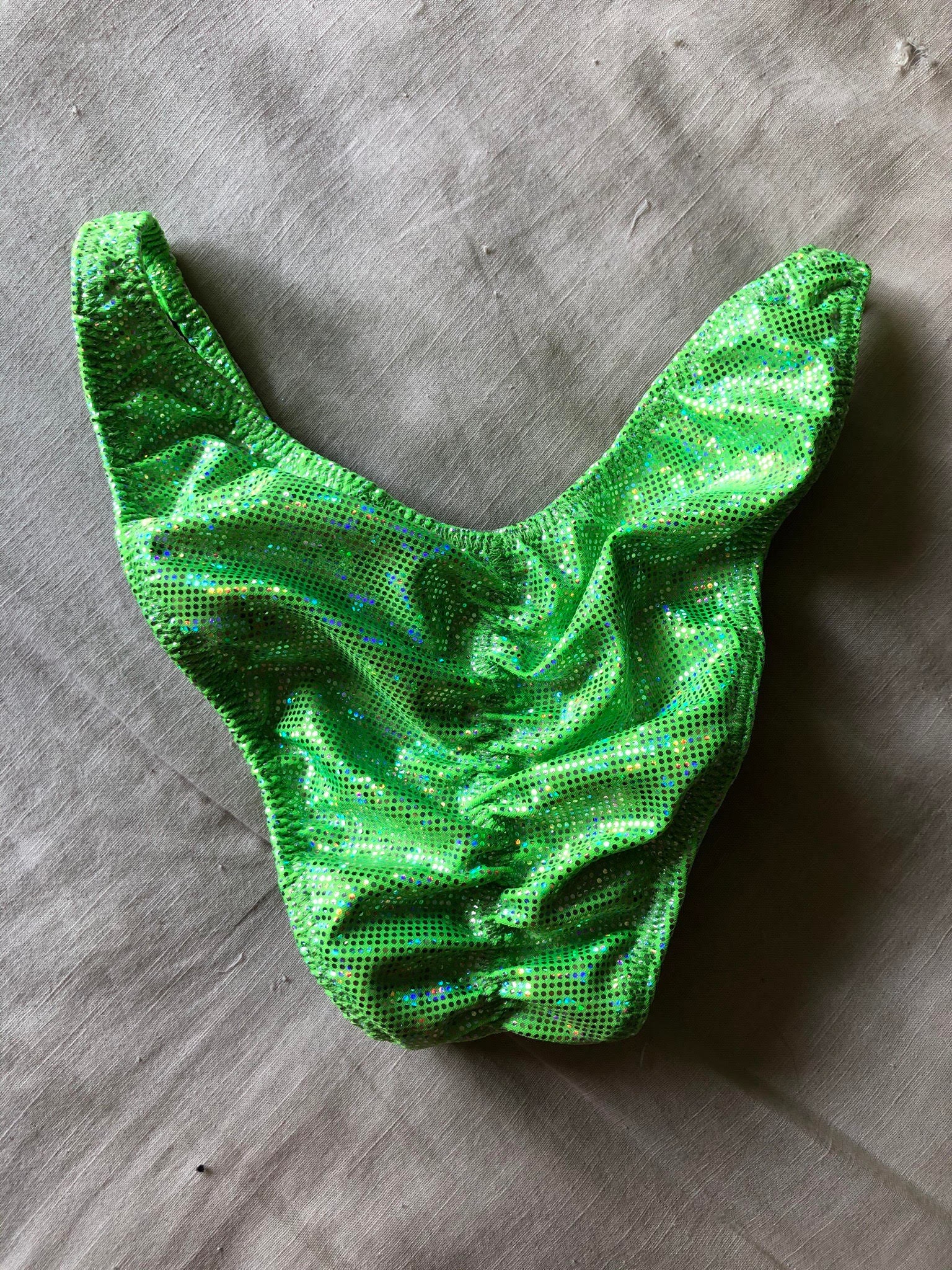 Custom Men's Bodybuilding Posing Trunks Lime Green - Etsy UK