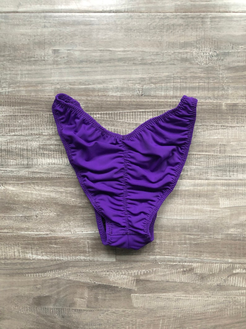 Custom Men's Bodybuilding Posing Trunks - Matte Purple - Competition ...