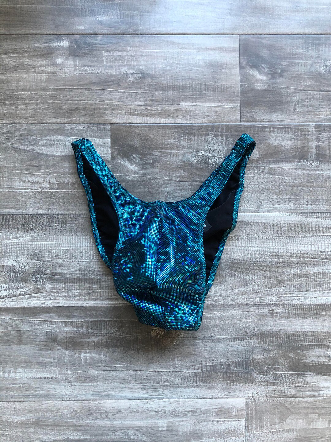 Custom Men's Bodybuilding Posing Trunks - Dark Teal - Competition ...