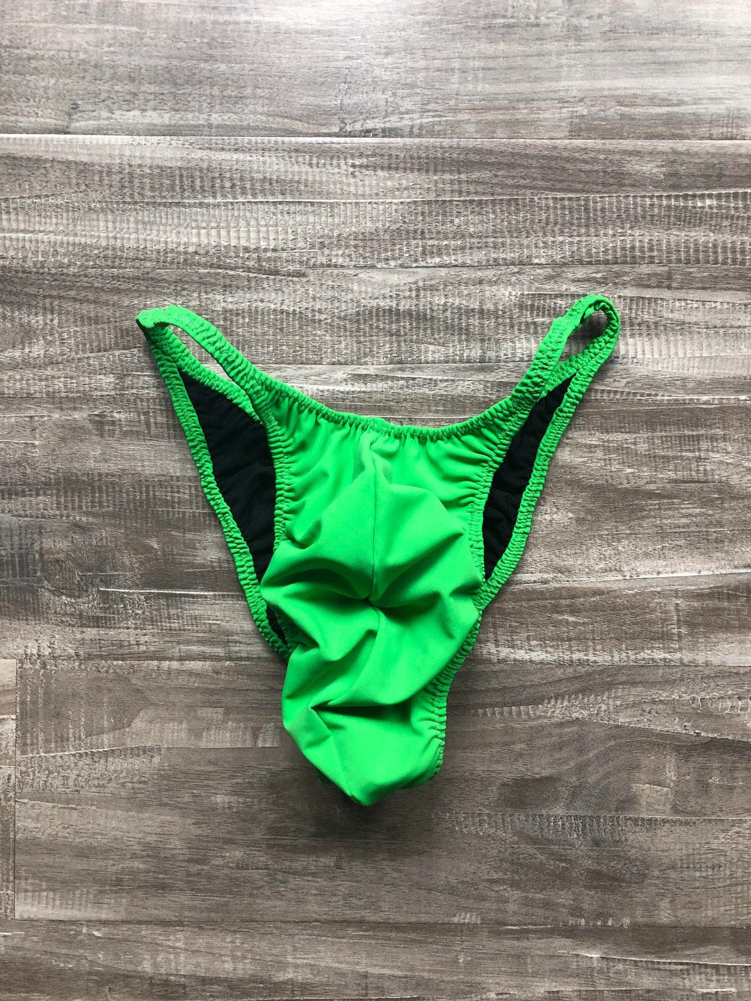 Custom Men's Bodybuilding Posing Trunks - Matte Grass Green ...