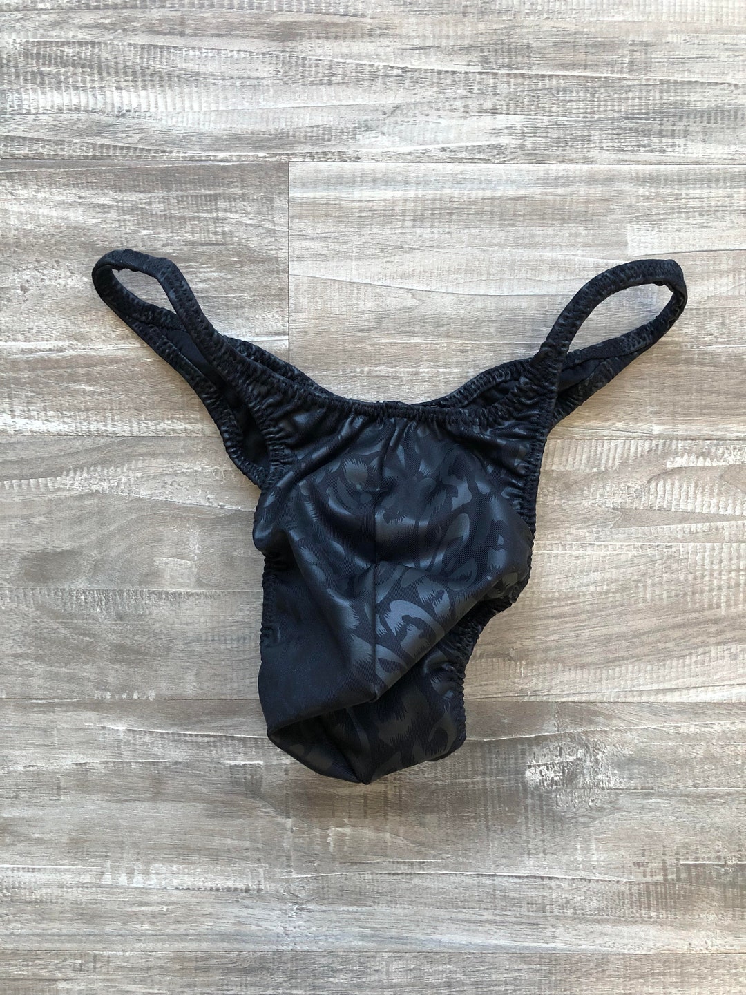 Men's Bodybuilding Posing Trunks Black Cheetah Print - Etsy