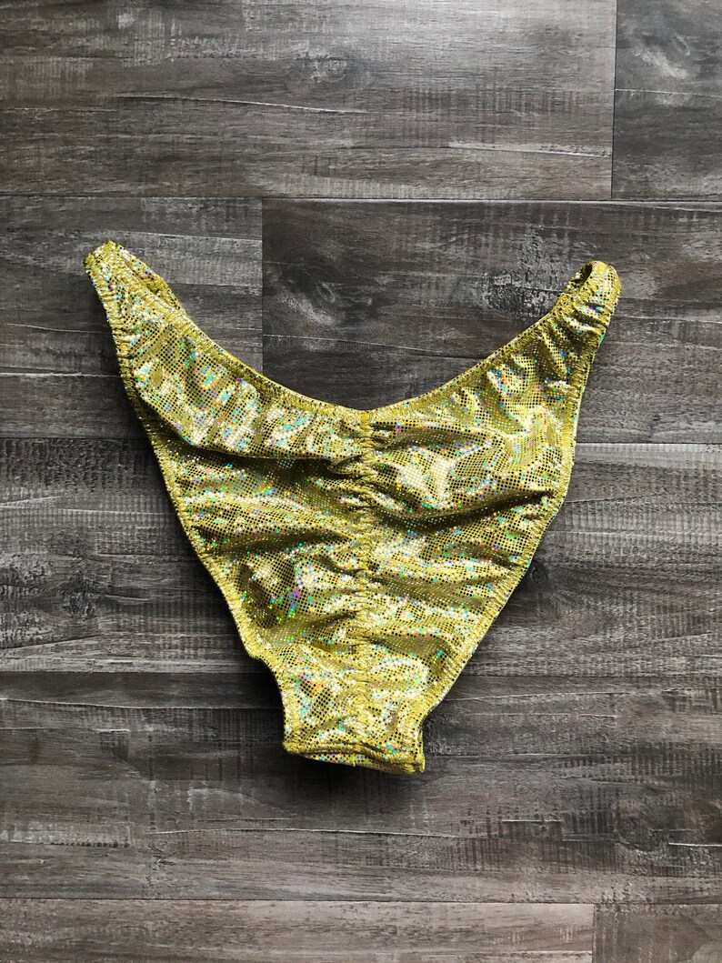 Custom Men's Bodybuilding Posing Trunks Yellow NPC | Etsy