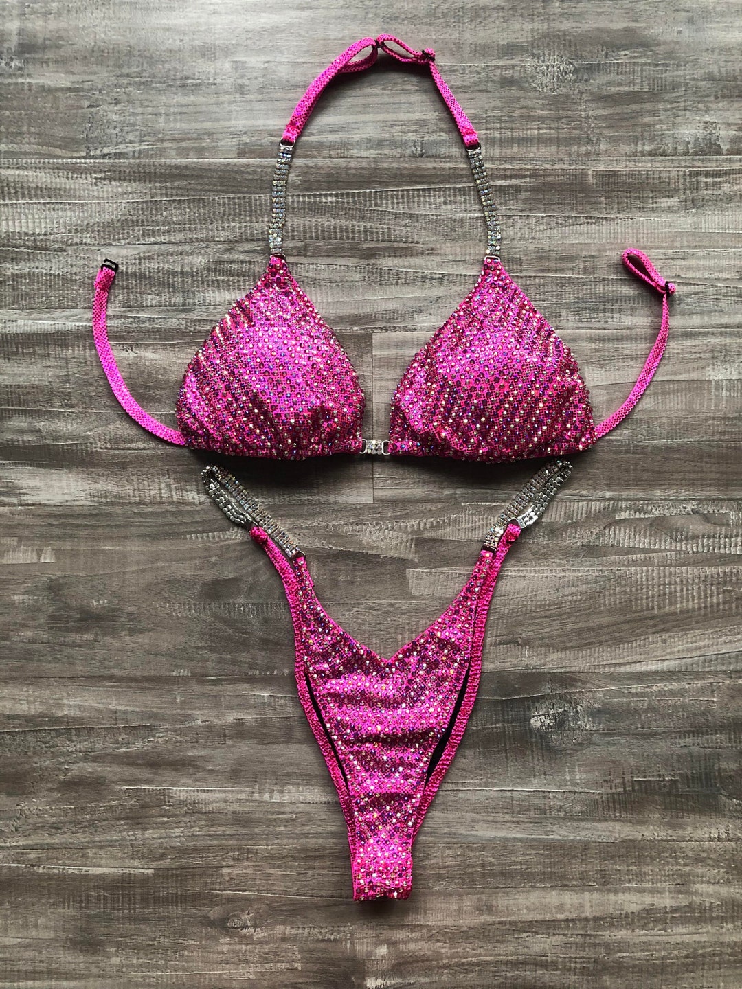 Competition Bikini Light Pink / NPC, OCB, IFBB Competition Bikinis - Etsy