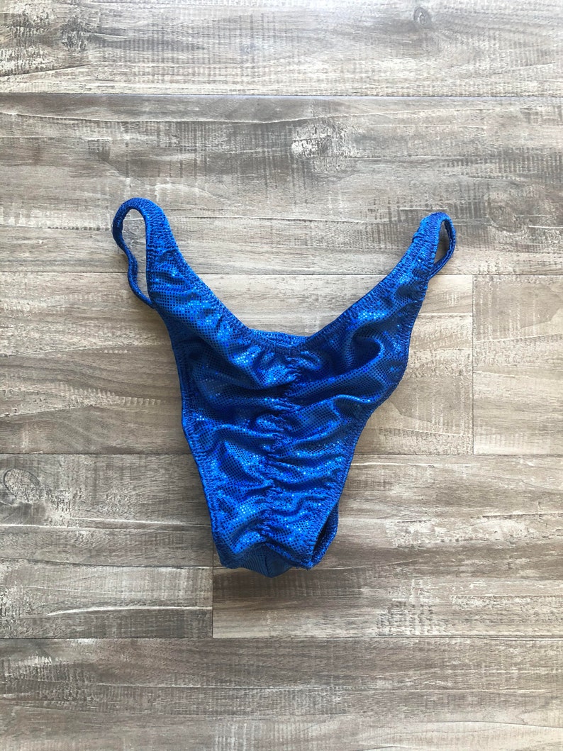 Custom Men's Bodybuilding Posing Trunks Royal Blue | Etsy