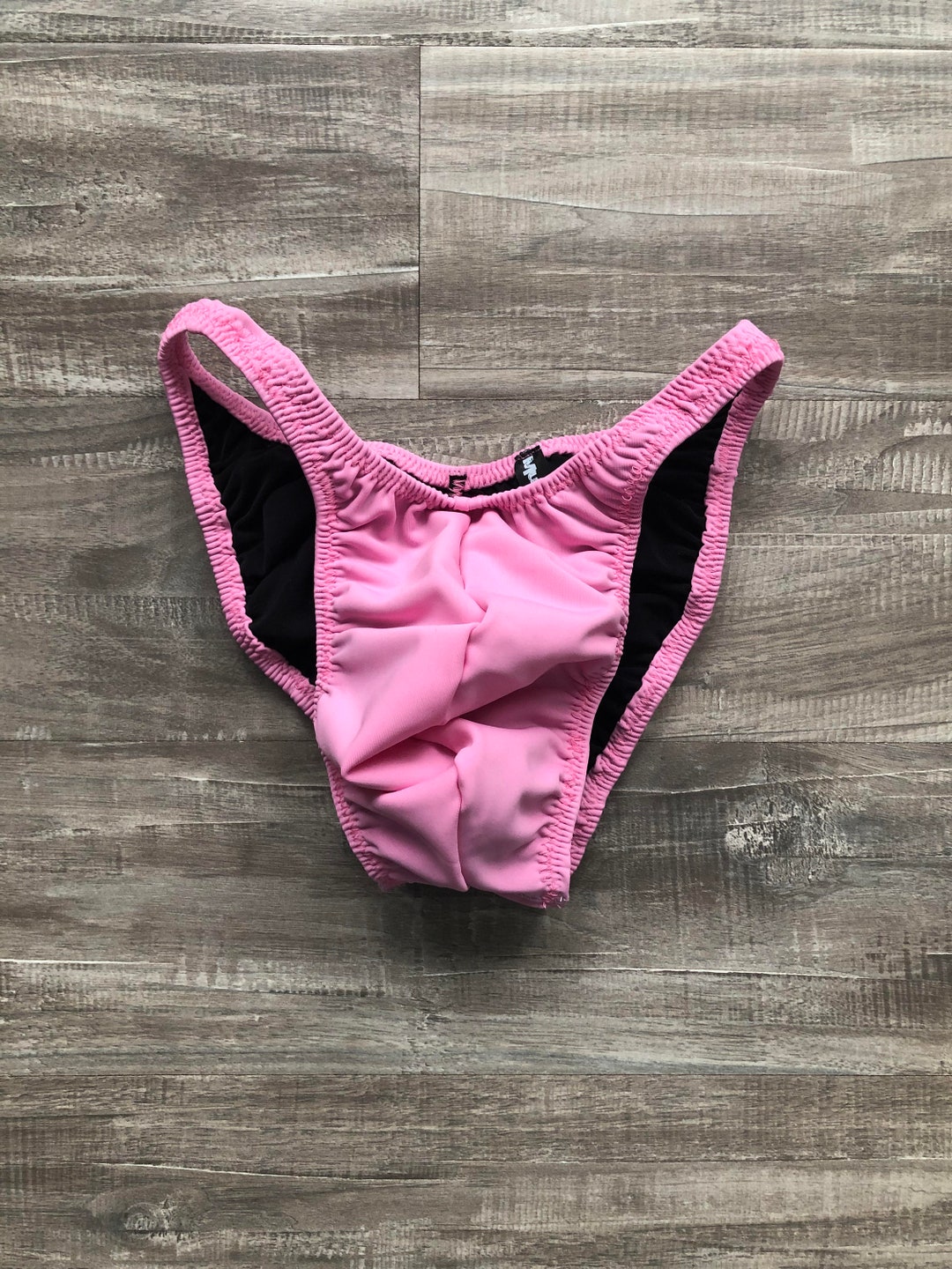 Custom Men's Bodybuilding Posing Trunks - Matte Light Pink ...