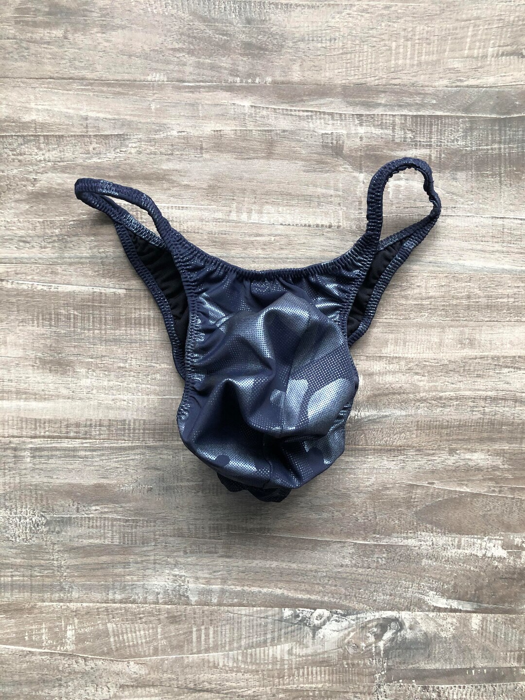 Custom Men's Bodybuilding Posing Trunks - Navy Blue Camo - Competition ...