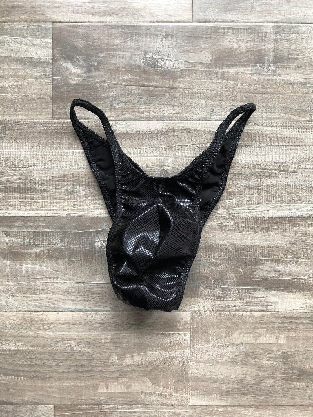 Custom Men's Bodybuilding Posing Trunks - Flat Black - Competition ...