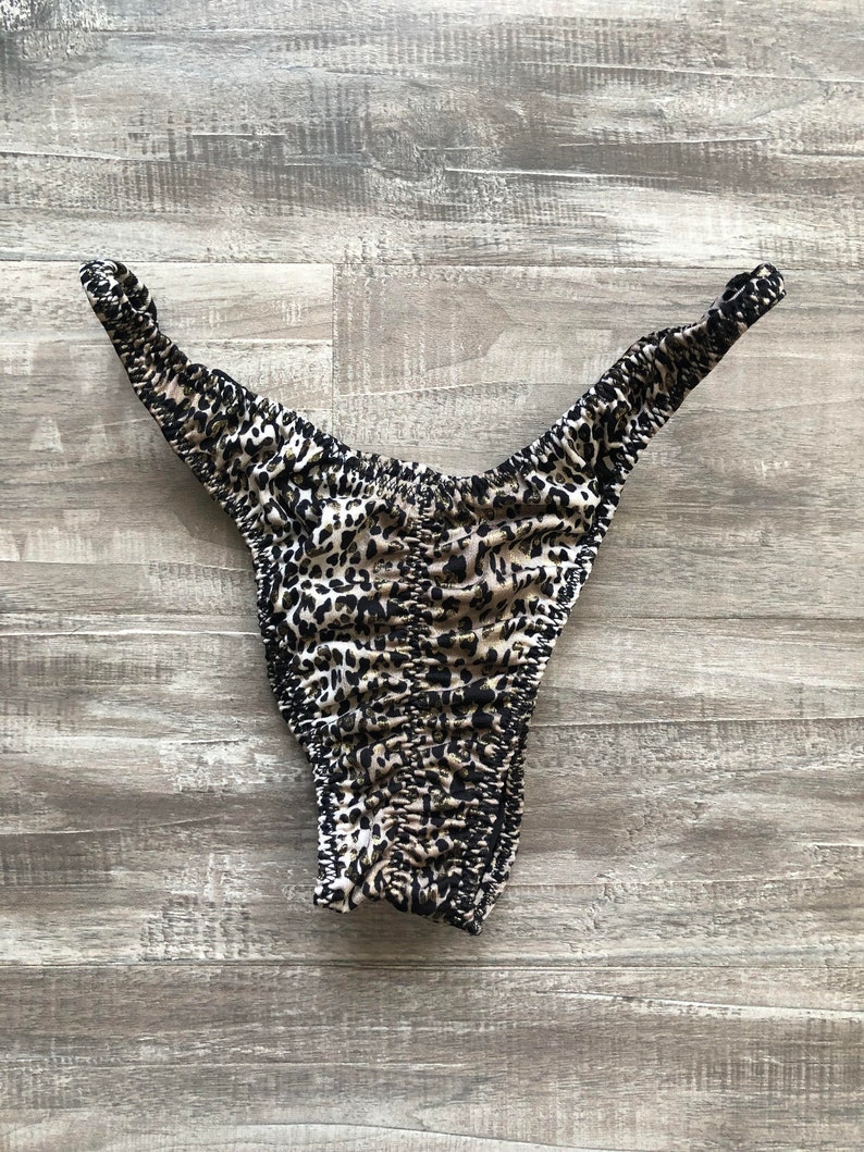 Custom Men's Bodybuilding Posing Trunks Leopard Print - Etsy