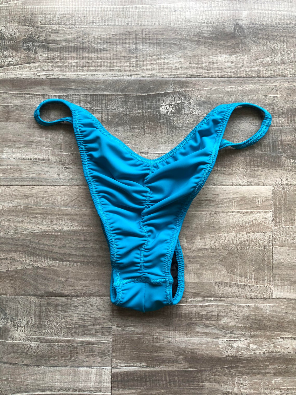 Custom Men's Bodybuilding Posing Trunks Matte Teal - Etsy