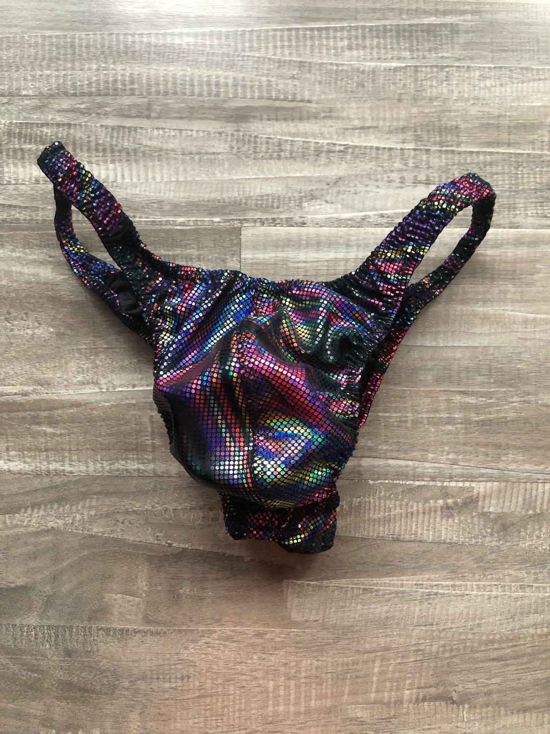 Custom Men's Bodybuilding Posing Trunks - Melted Crayon - Competition ...