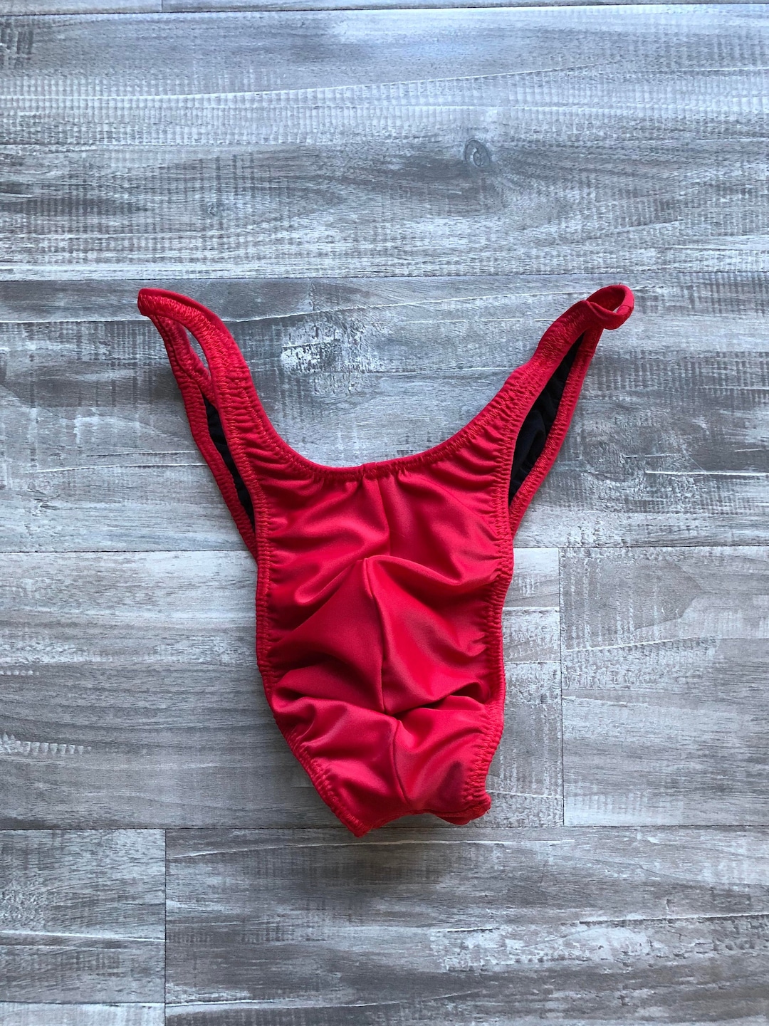 Custom Men's Bodybuilding Posing Trunks - Matte Red - Competition ...