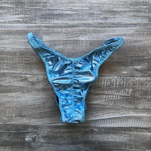 Custom Men's Bodybuilding Posing Trunks - Ice Blue - Competition Trunks ...