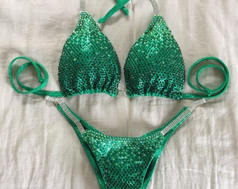 Kelly Green Bikini - Etsy