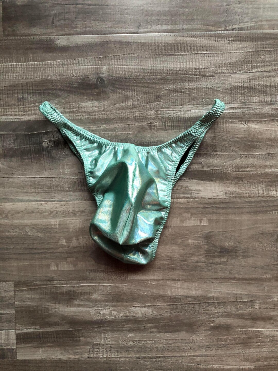 Custom Men's Bodybuilding Posing Trunks - Seafoam - Competition Trunks ...