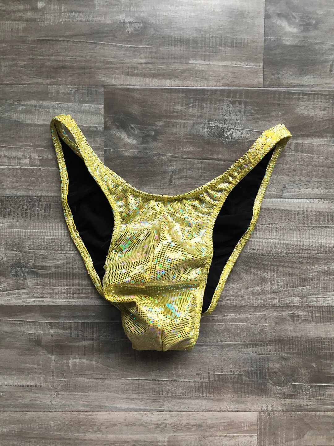 Custom Men's Bodybuilding Posing Trunks Yellow NPC, IFBB, OCB ...