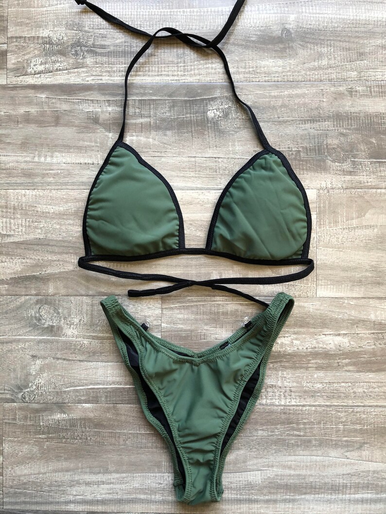 Practice Posing Suit Army Green NPC IFBB OCB | Etsy