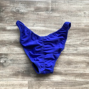 Custom Men's Bodybuilding Posing Trunks - Matte Cobalt Blue ...