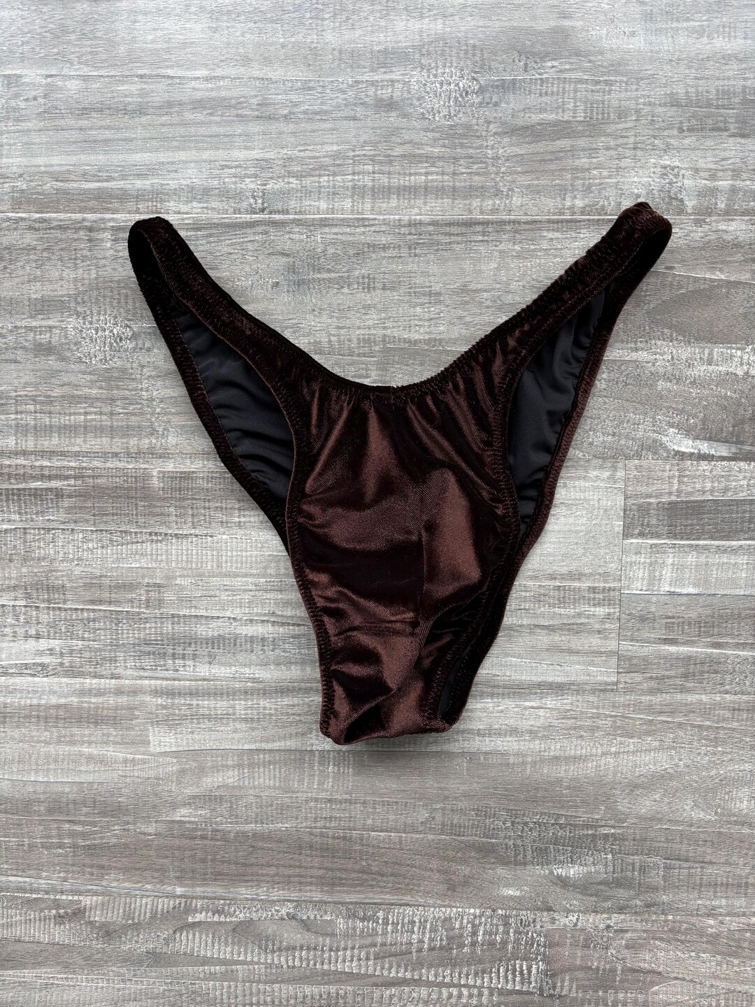 Custom Men's Bodybuilding Competition Trunks - Chocolate Velvet - Etsy