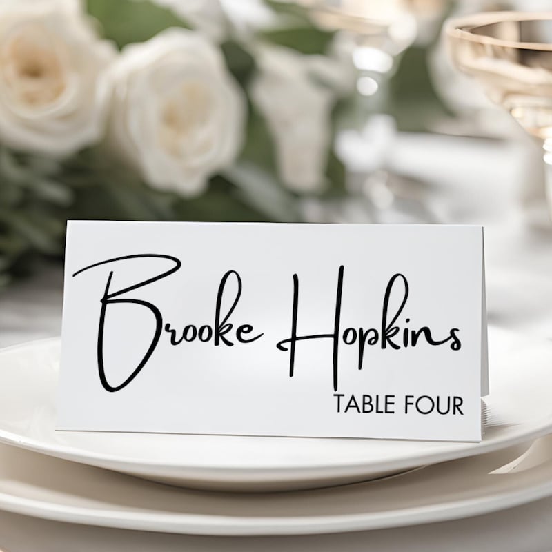 Tented Place Cards - Etsy
