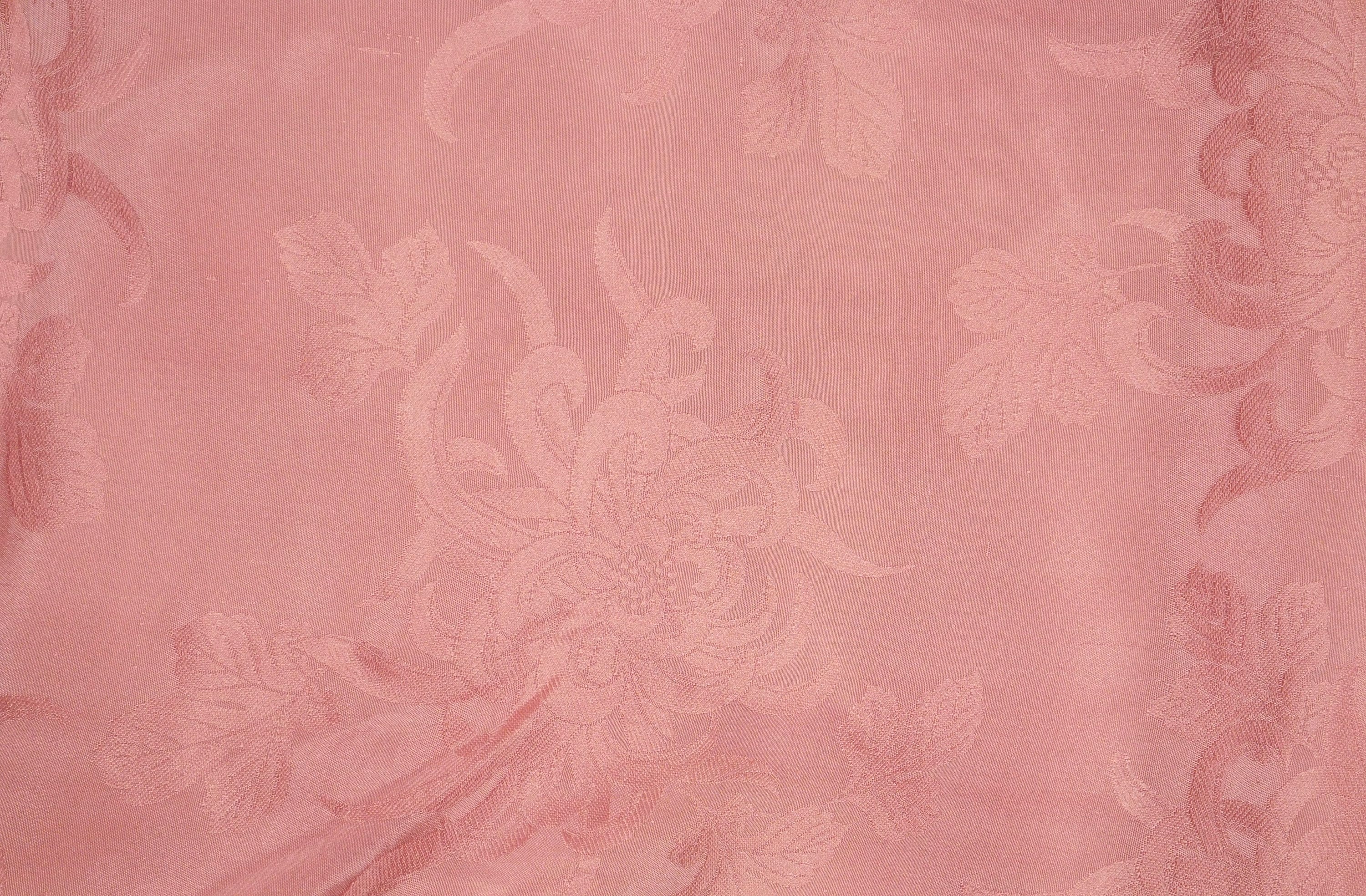 4 Yards Peach Floral Fabric - Etsy