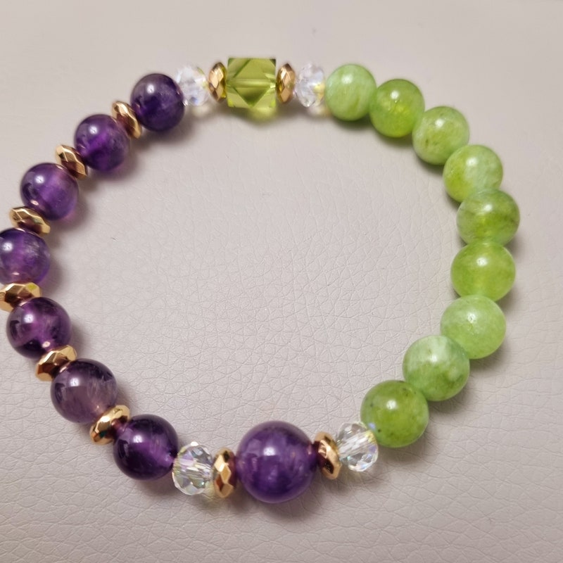 Peridot and Amethyst - Etsy