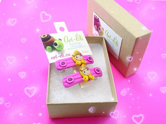 Princess Little Barrette - Etsy