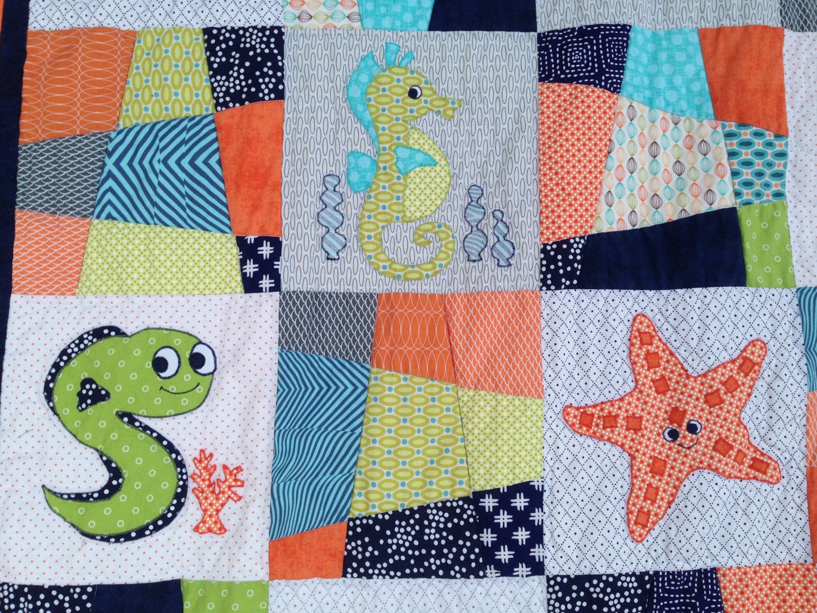 PDF Ocean Friends Applique Quilt Pattern PDF - Etsy