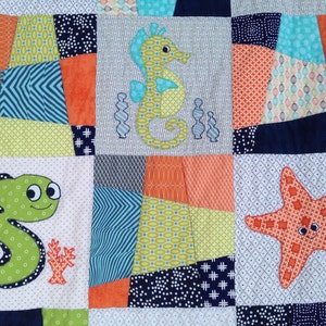PDF Ocean Friends Applique Quilt Pattern PDF - Etsy