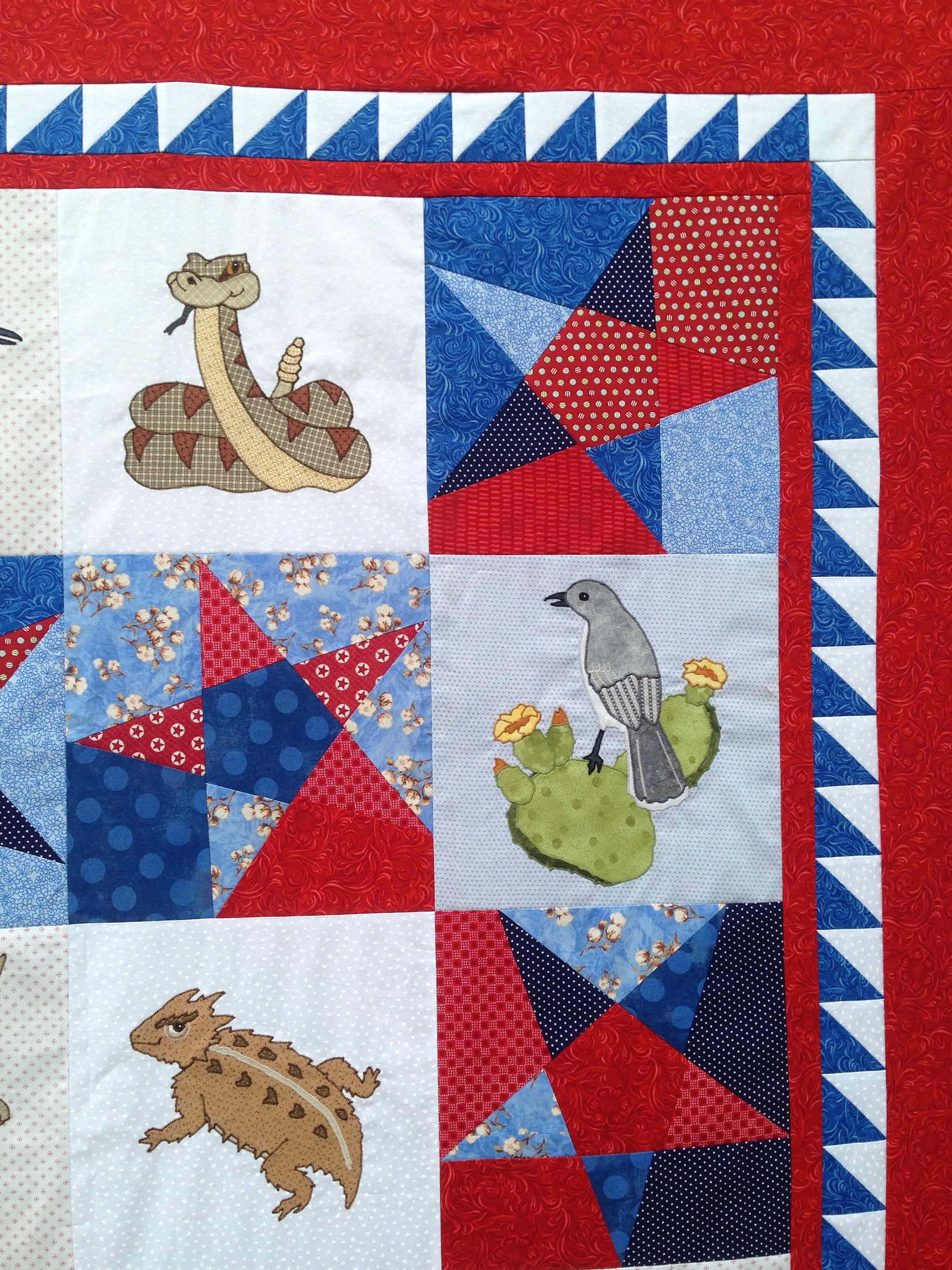 PDF Texas Treasures Applique Quilt PDF Pattern - Etsy